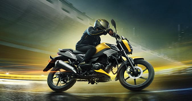 Find all scooters, motorcycles, mopeds and three wheelers by TVS Motors