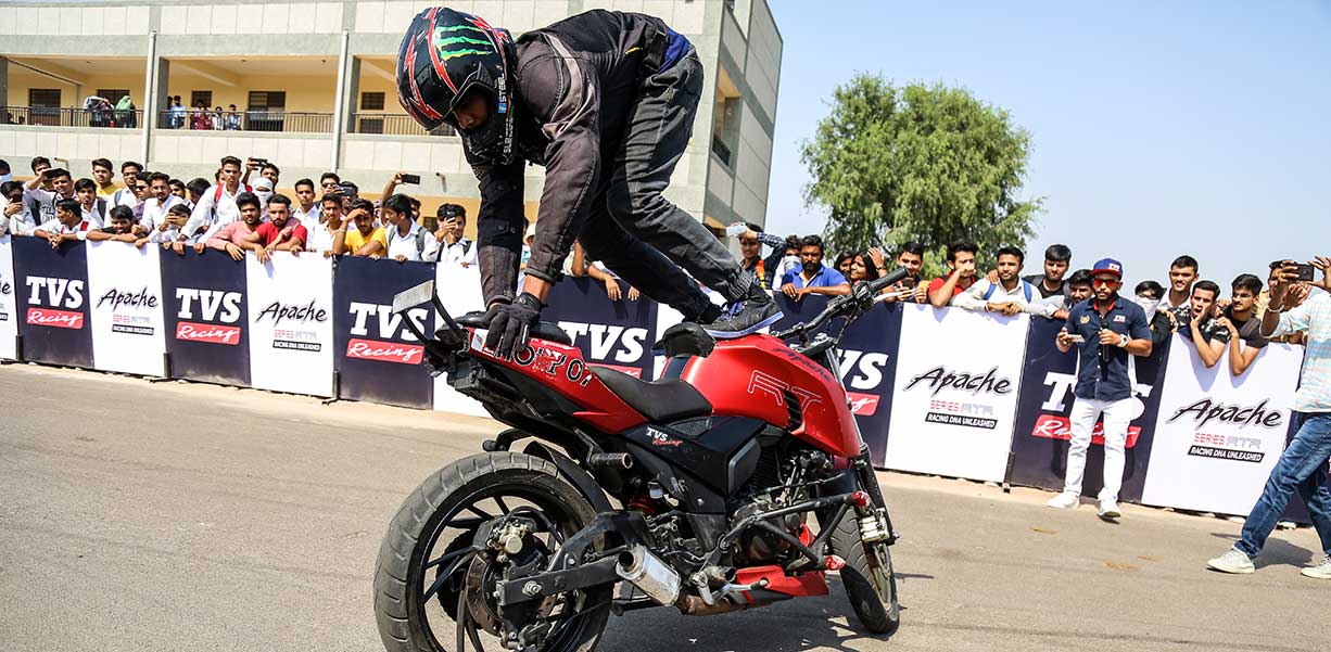 TVS Apache Racing - Customer Experience and Gallery