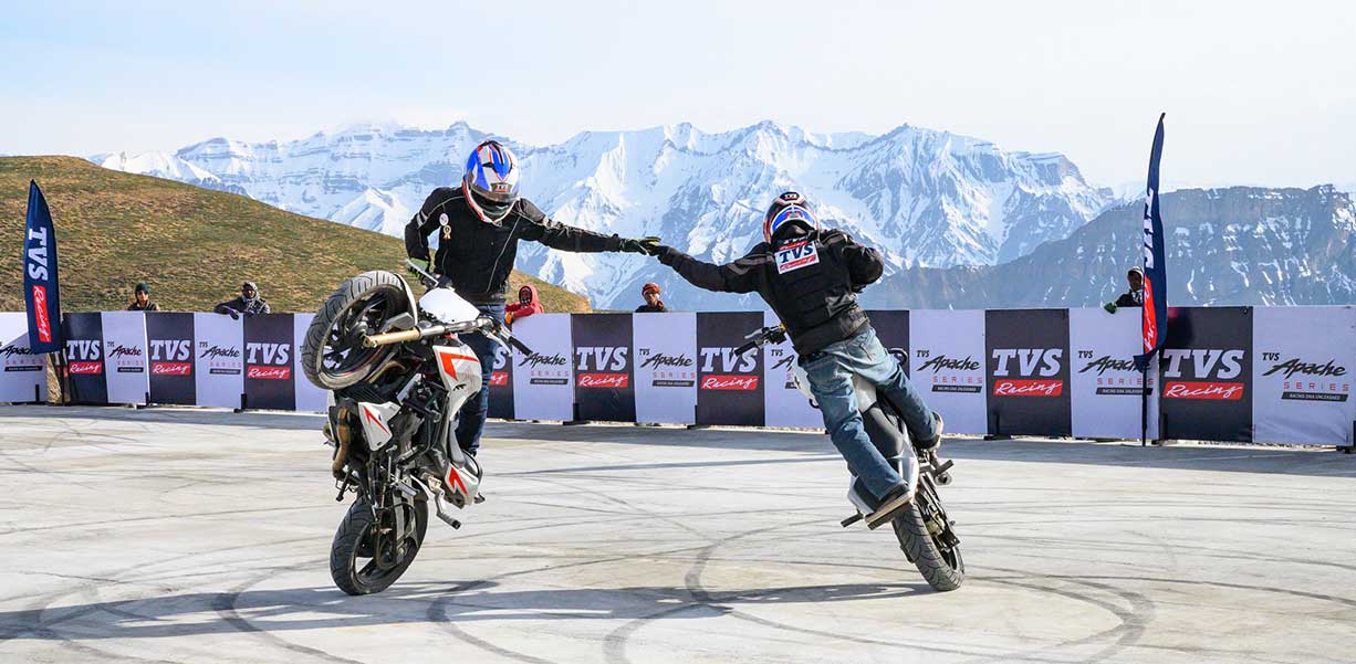 TVS Apache Racing - Customer Experience and Gallery