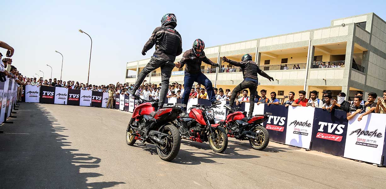 TVS Apache Racing - Customer Experience and Gallery