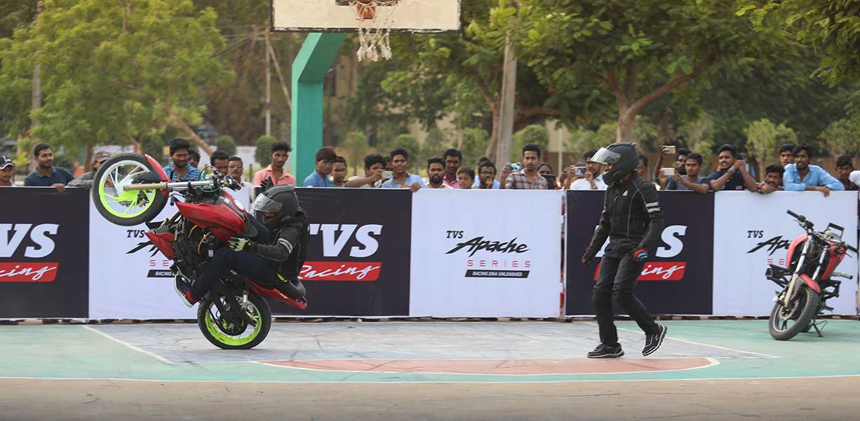 TVS Apache Racing - Customer Experience and Gallery