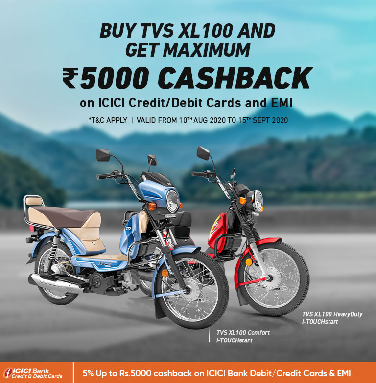 TVS XL100 Comfort i-TOUCHstart BSVI - Features, Technical ...