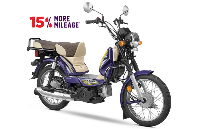 TVS XL100 Win Edition Price Mileage Colours Features