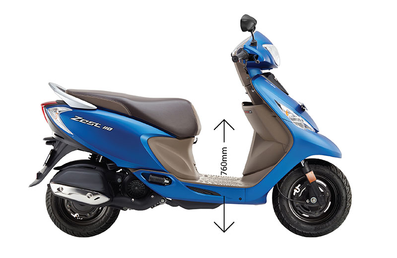 TVS Scooty Zest 110 BS6: Price, Mileage, Colours & Features